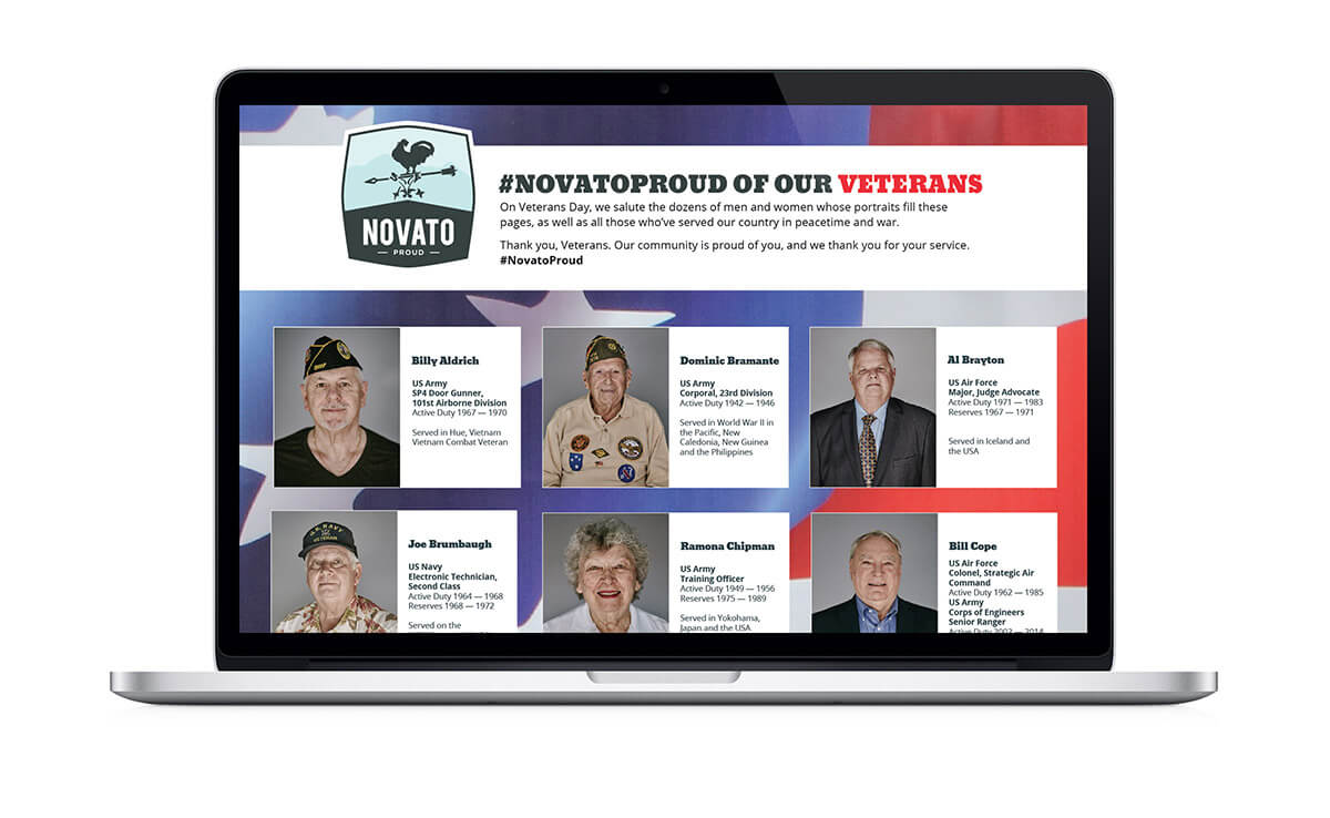 A #NovatoProud Project For Veterans Day | Kiosk